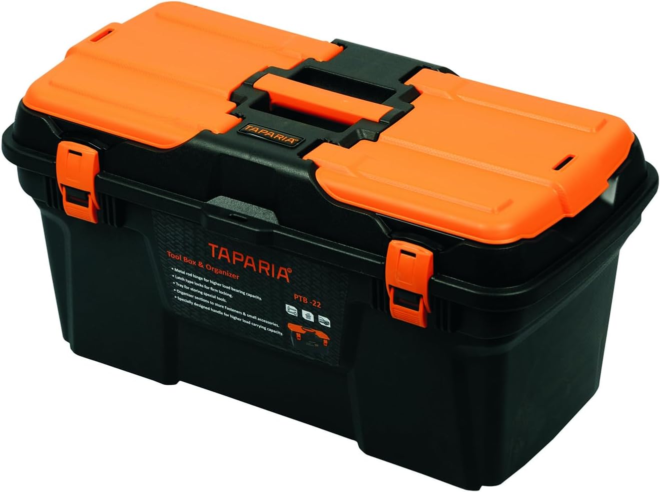 Taparia PTB22 Plastic Tool Box with Organizer (Multicolor) : Amazon.in ...