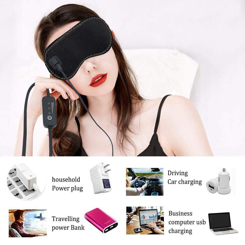 Buy SGLS High-Tech Graphene USB Heated Eye for Dry Eyes,Puffy Eyes,Dark ...