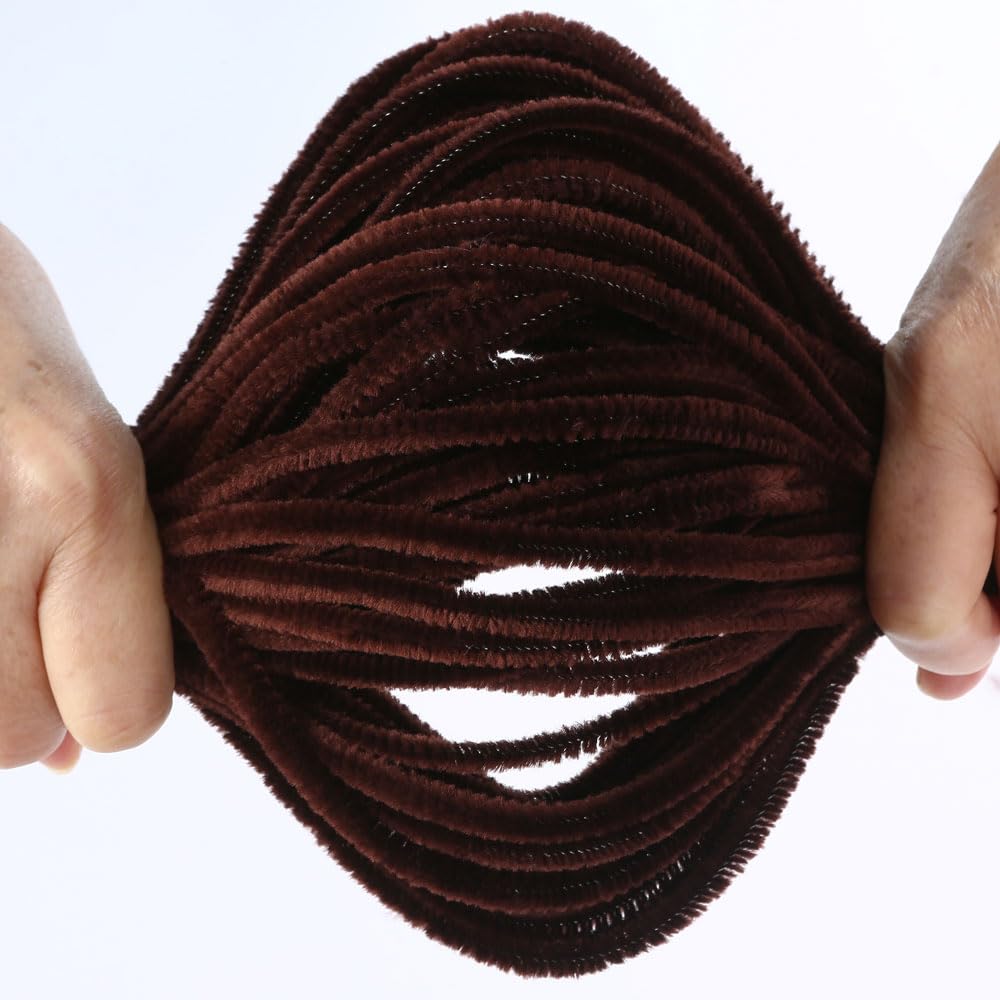 Snapklik.com : 300Pcs Pipe Cleaners Craft Supplies - 6 Mm X 12 Inch ...