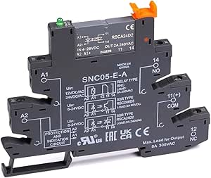 Amazon.com: Slice Solid State Relay RSC Series AC Load 2A with SNC05-E ...