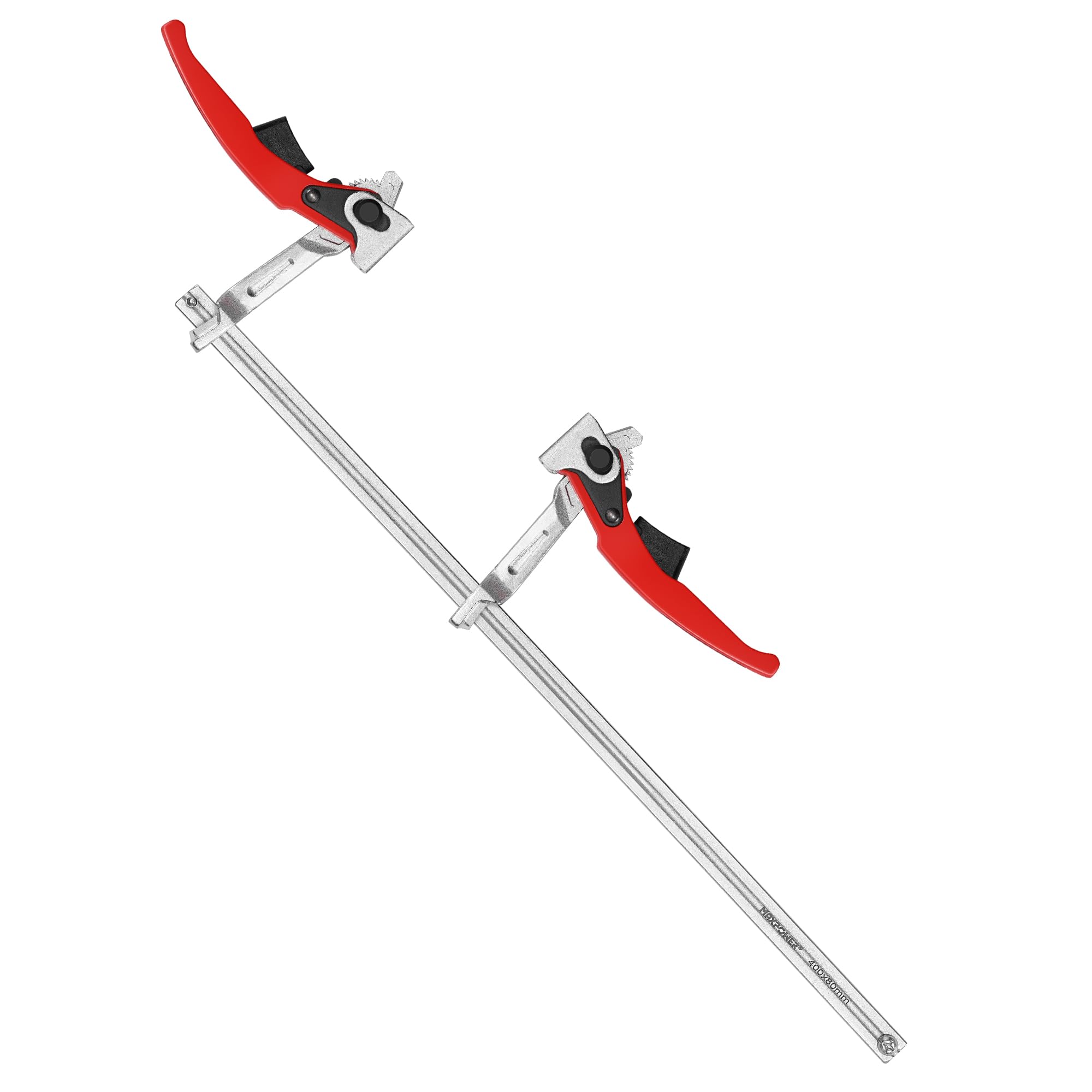 MAXPOWER Ratcheting Table Clamp, 15 3/4" Double Force Bar Clamp ...