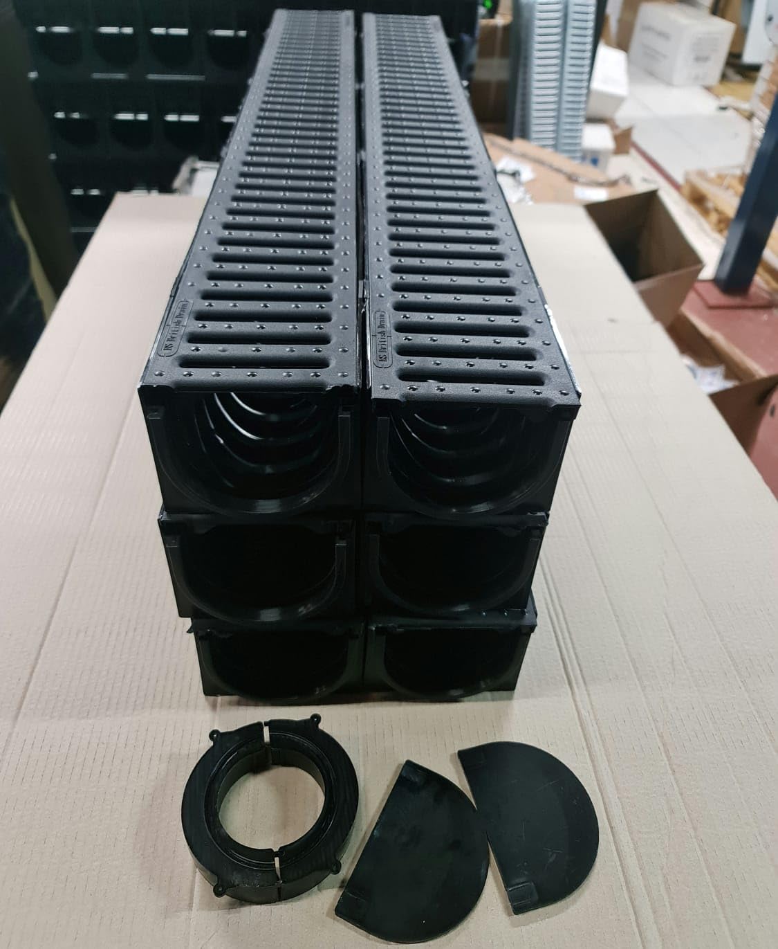 Plastic Channel Pack 1m Lengths (6 x 1m Channels + Accessory Pack ...