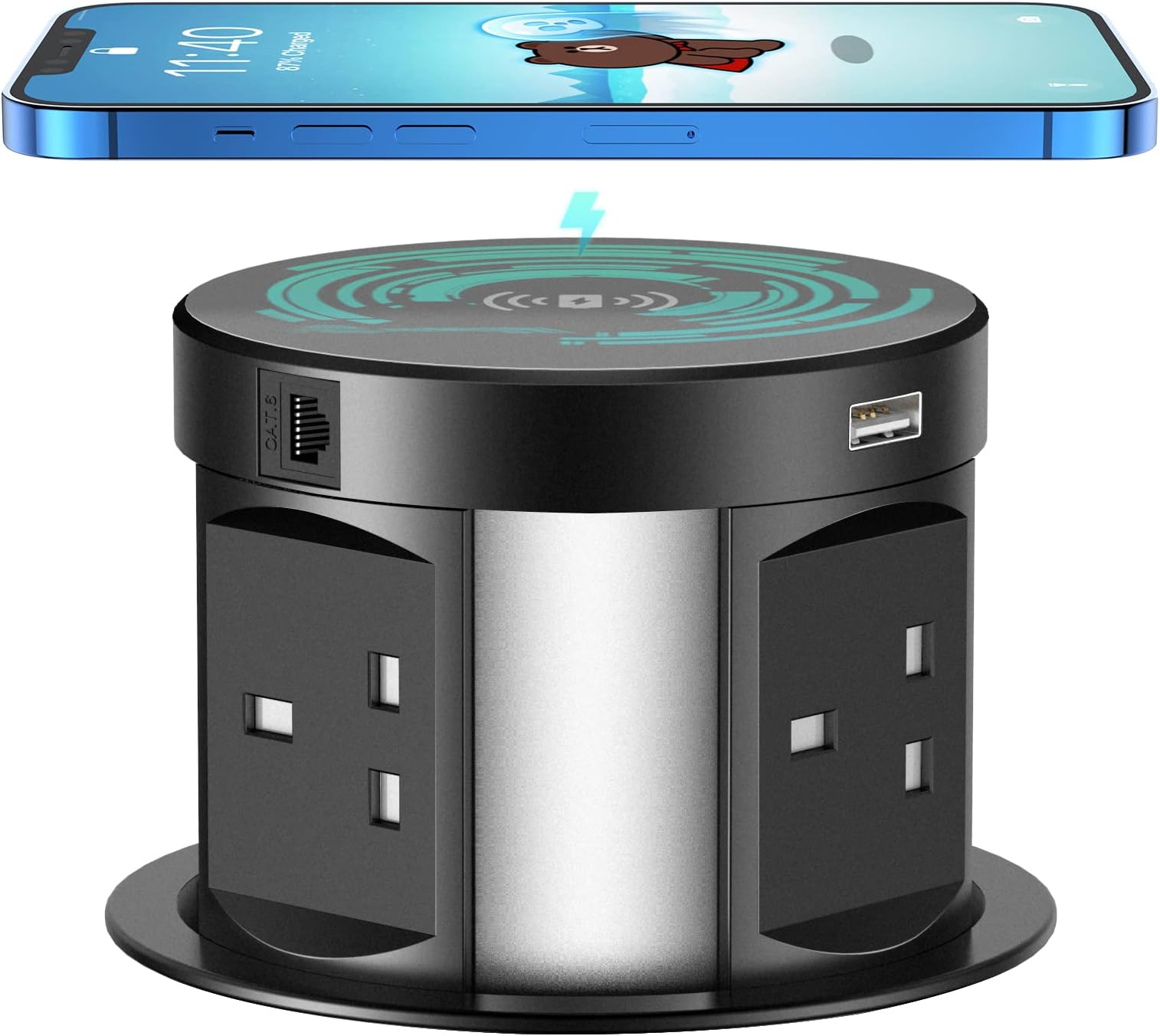 Automatic Pop up Outlets, THOWALL Pop up Power Socket with Wireless ...
