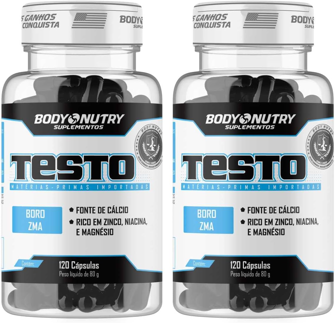 Kit 2x Testo 120 capsulas Vitaminas e Minerais com Boro | Amazon.com.br