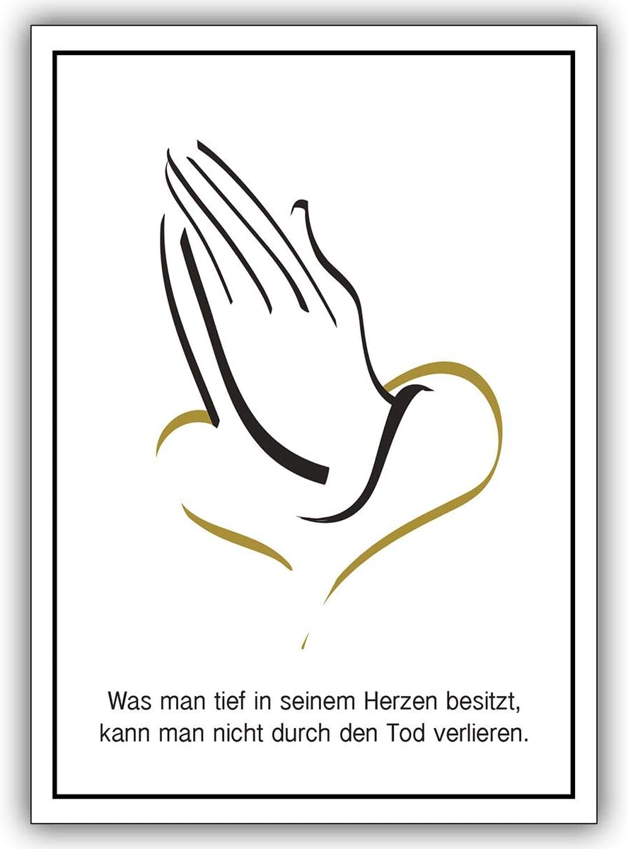 Kartenkaufrausch 10 Trauerkarten: tröstende Trauerkarte mit ...