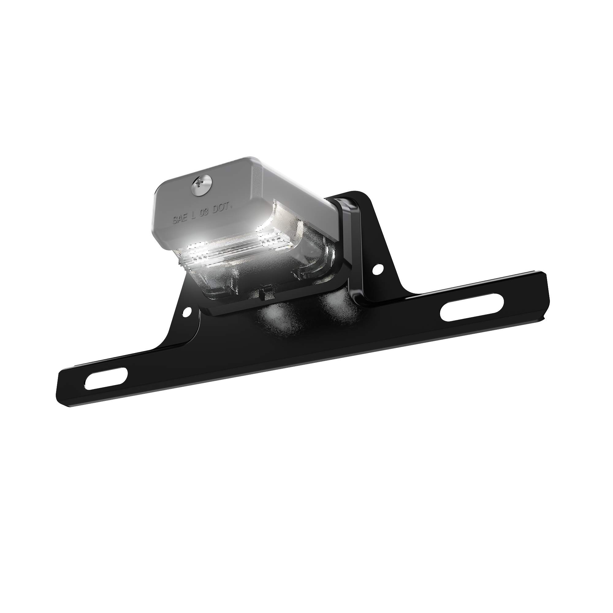 Snapklik.com : LED Trailer License Plate Lights w/Bracket SAE/DOT ...