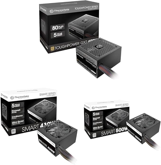 Amazon.com: Thermaltake Toughpower GX2 80+ Gold 600W SLI/Crossfire Ready Continuous Power ...