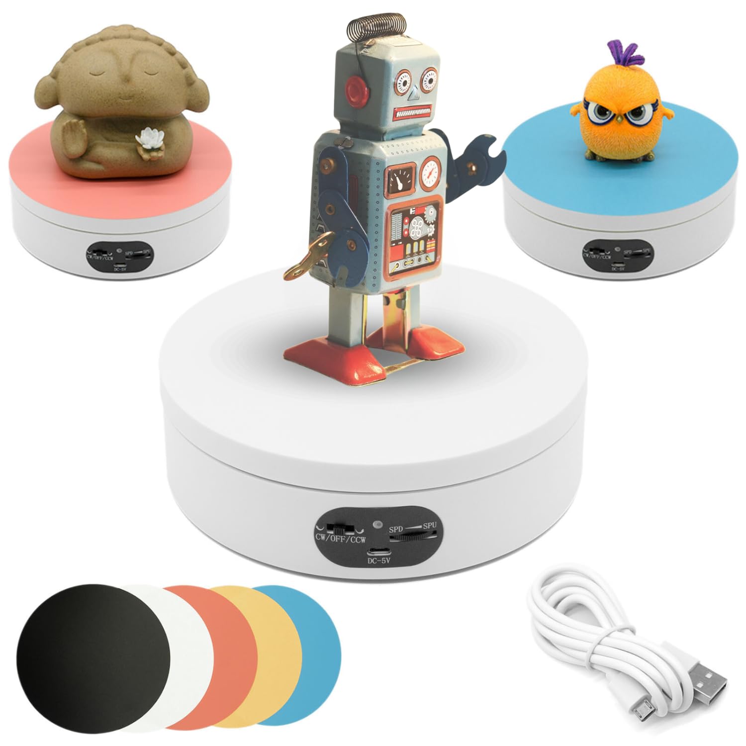 Electric Turntable Motorized Display Turntable - Remote Control ...