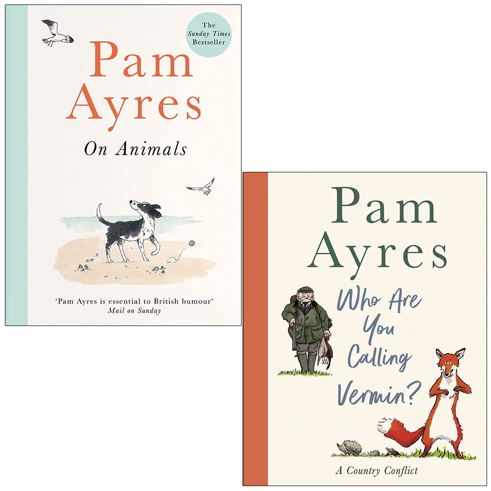 Pam Ayres Collection 2 Books Set (Pam Ayres On Animals, Who Are You ...