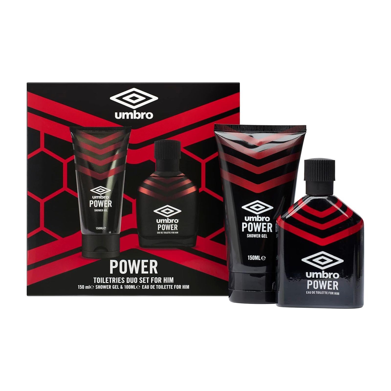 Umbro Power Eau de Toilette 100ml and Body Wash 150ml : Amazon.co.uk ...
