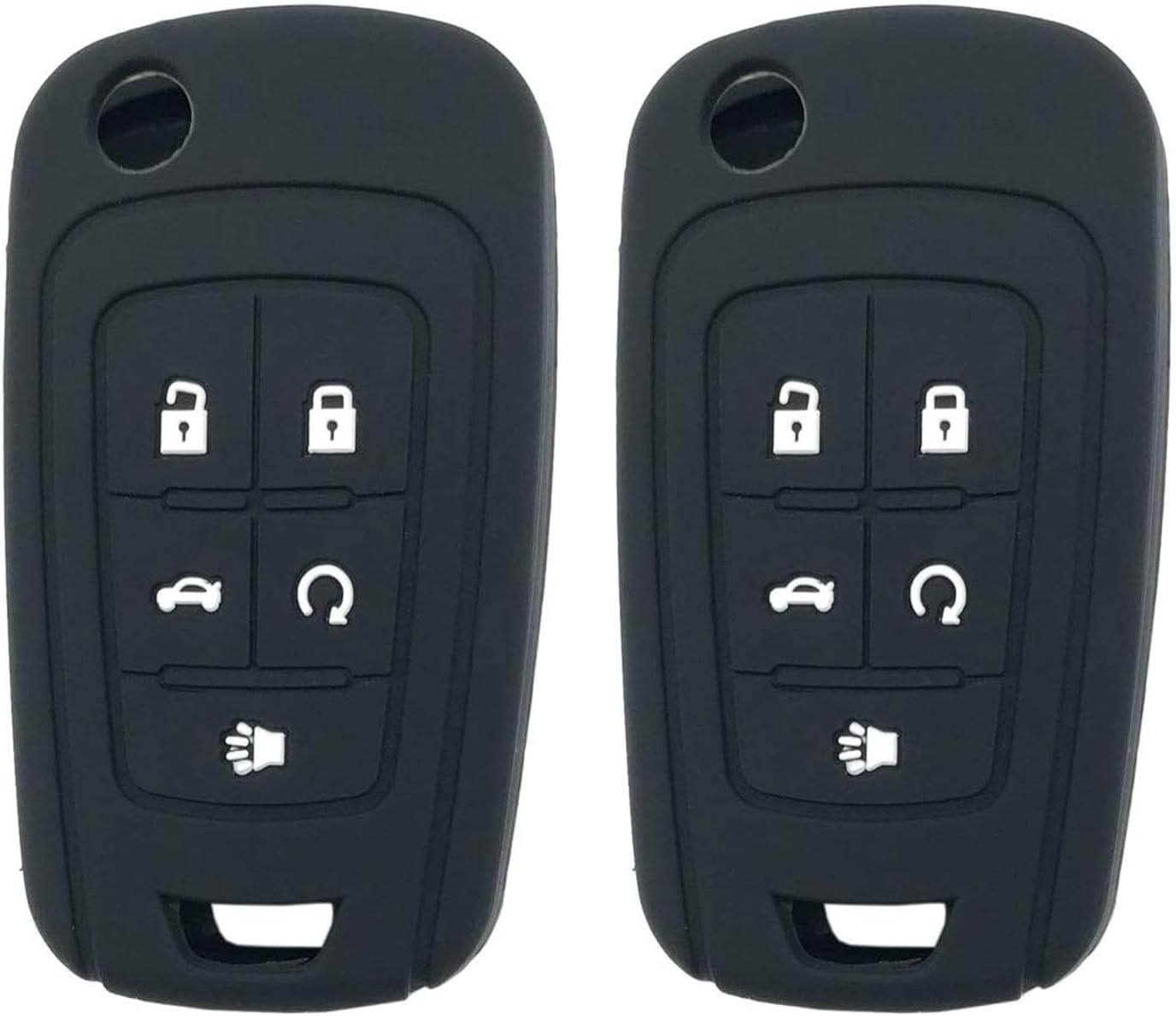 Amazon.com: Key Fob Cover for Equinox Cruze: 5 Buttons Silicone Key Fob ...