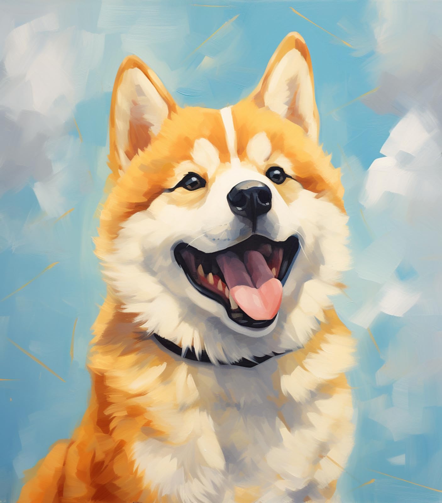 Doge Drawing Sketch For A New Painting Hope Lane Art
