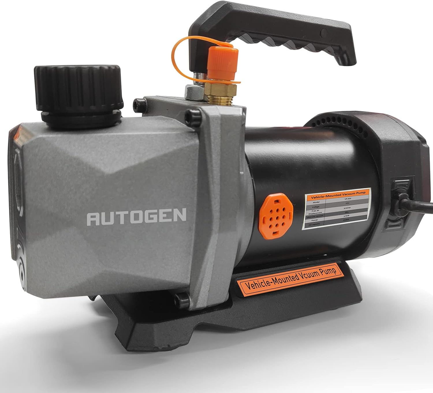 Amazon.com: AUTOGEN Single-Stage Vehicle-Mounted Vacuum Pump 3.5CFM 12V ...