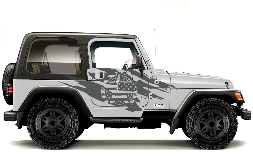 Jeep Wrangler Star On Side