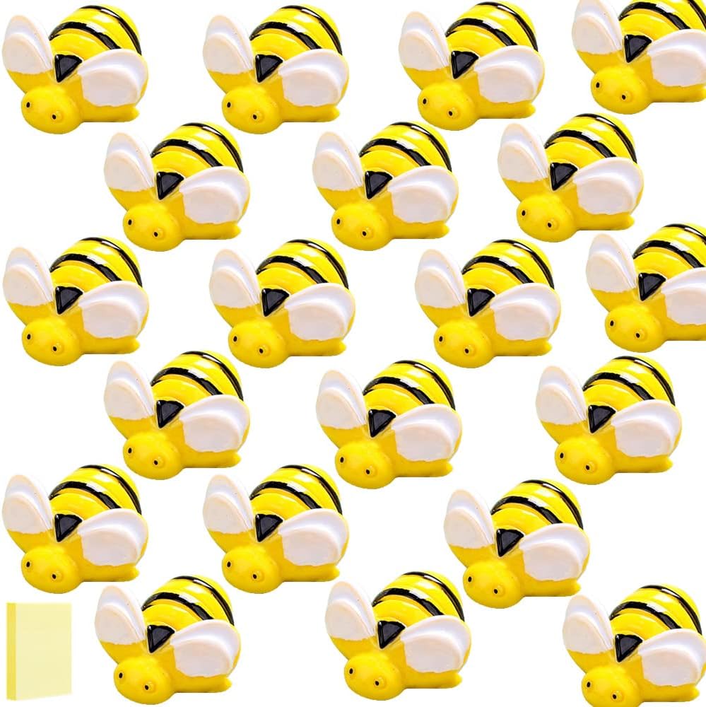 Amazon.com: 20 PCS Cute Bees Refrigerator Magnets Fridge Magnets for ...