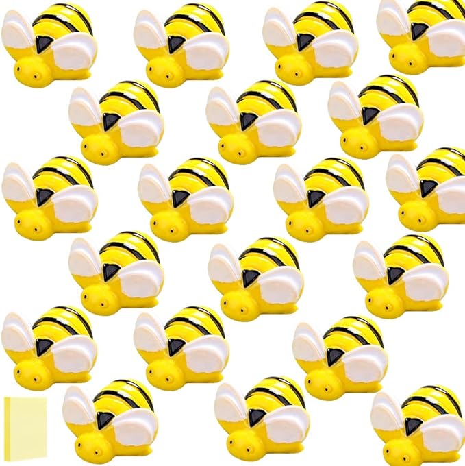 Amazon.com: 20 PCS Cute Bees Refrigerator Magnets Fridge Magnets for ...