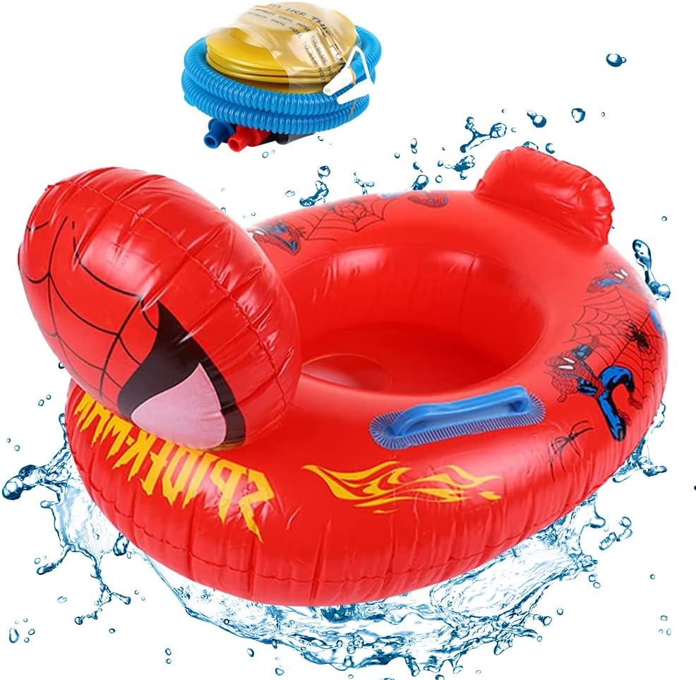 ALHX Kids Swim Ring, Inflatable Baby Swimming Float Animal Swim Ring ...