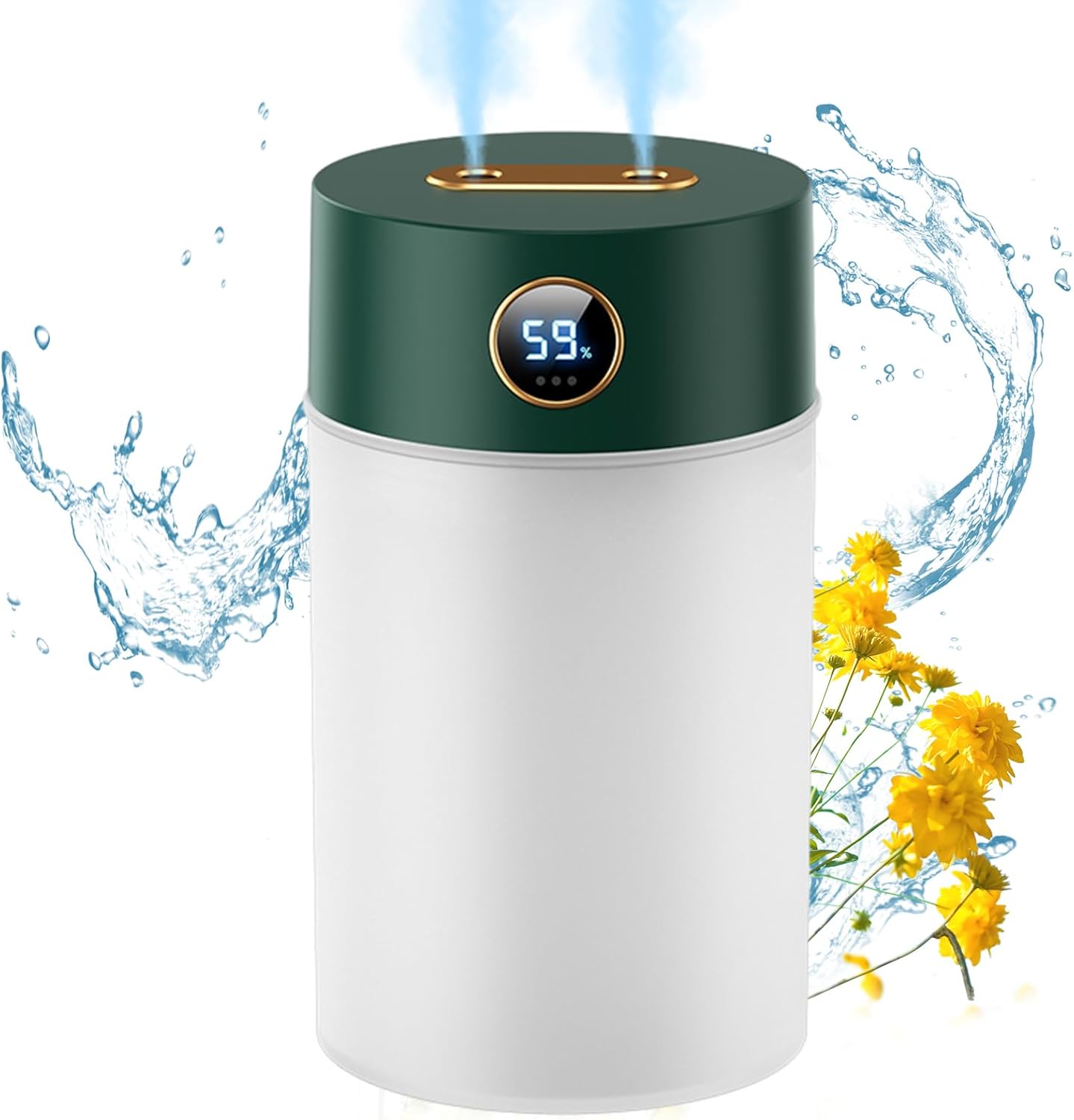 Amazon.com: Small Humidifiers for Bedroom, 1.2L Quiet Cool Mist ...