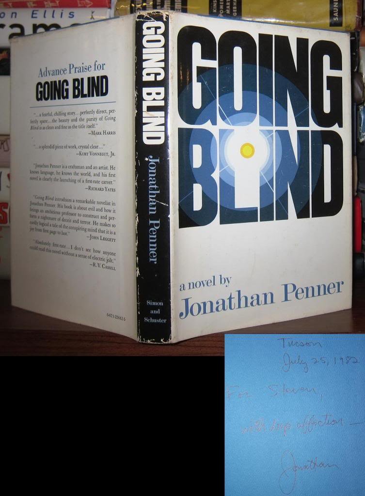 Going Blind: Jonathan penner: 9780671224424: Amazon.com: Books