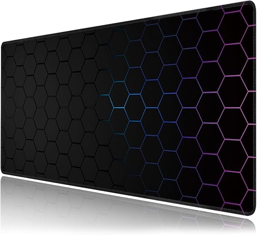 Amazon.com: Hexagon Honeycomb Large Mouse Pad,Gaming Keyboard Desk Pad ...