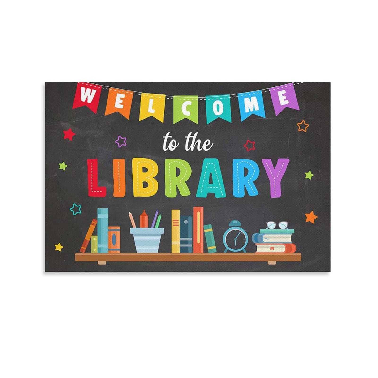 School Library Sign