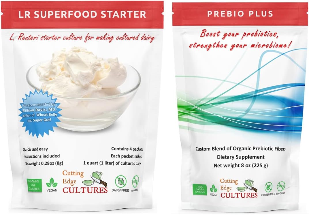 LR SuperFood Starter Culture + Prebio Plus L. Reuteri ProBiotic As ...