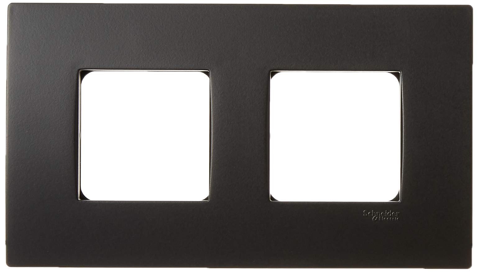 Schneider Electric Opale-4 Module Grid and Cover Plate, Solid Black ...
