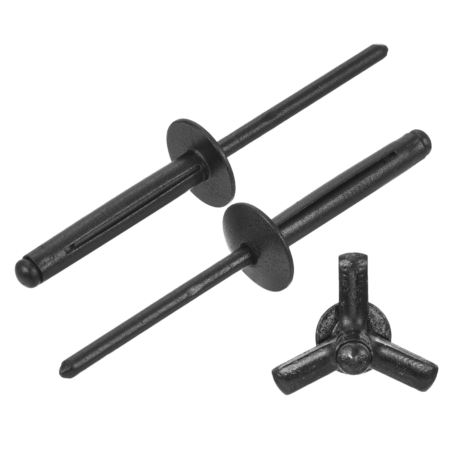 Amazon.com: uxcell 100Pcs 5/32"x1" Aluminum Large Head Tri Grip Rivets ...