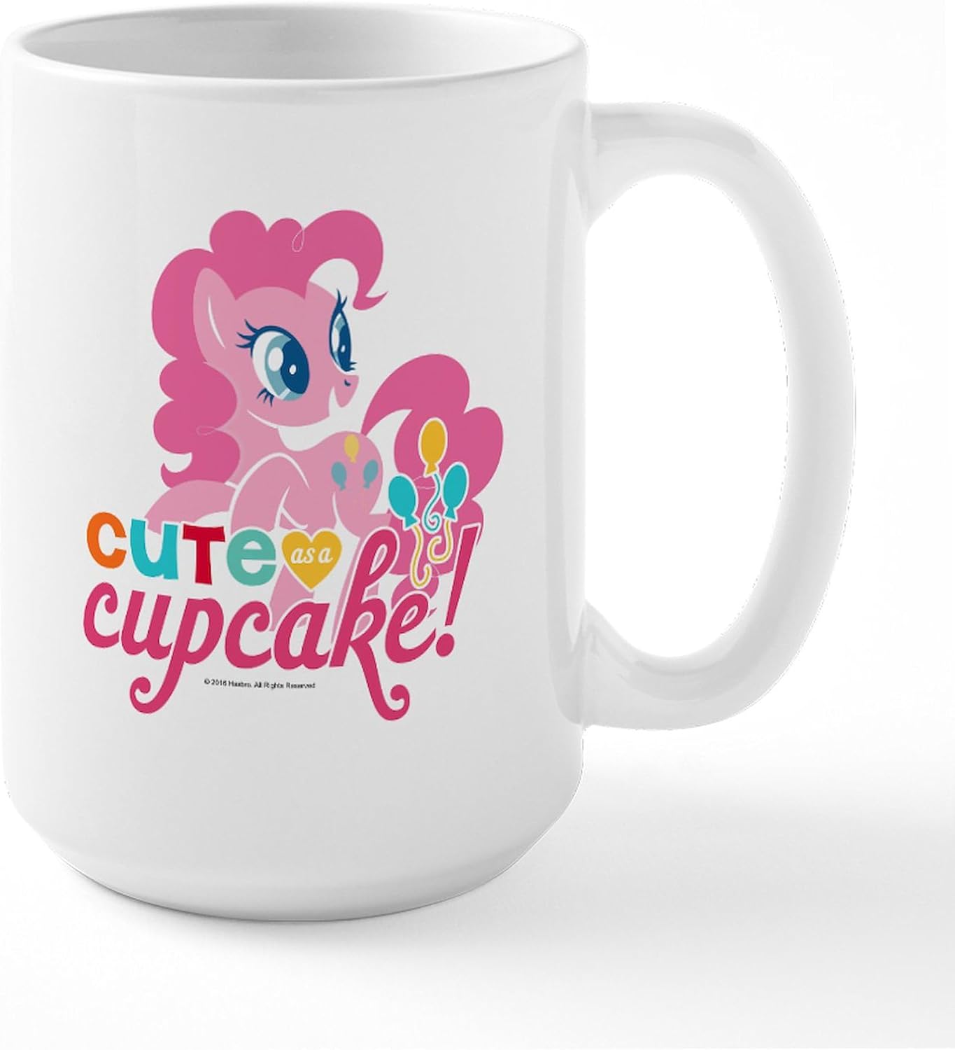 Amazon.com | CafePress MLP Pinkie Pie Cupcake Large Mug 15 oz (444 ml ...