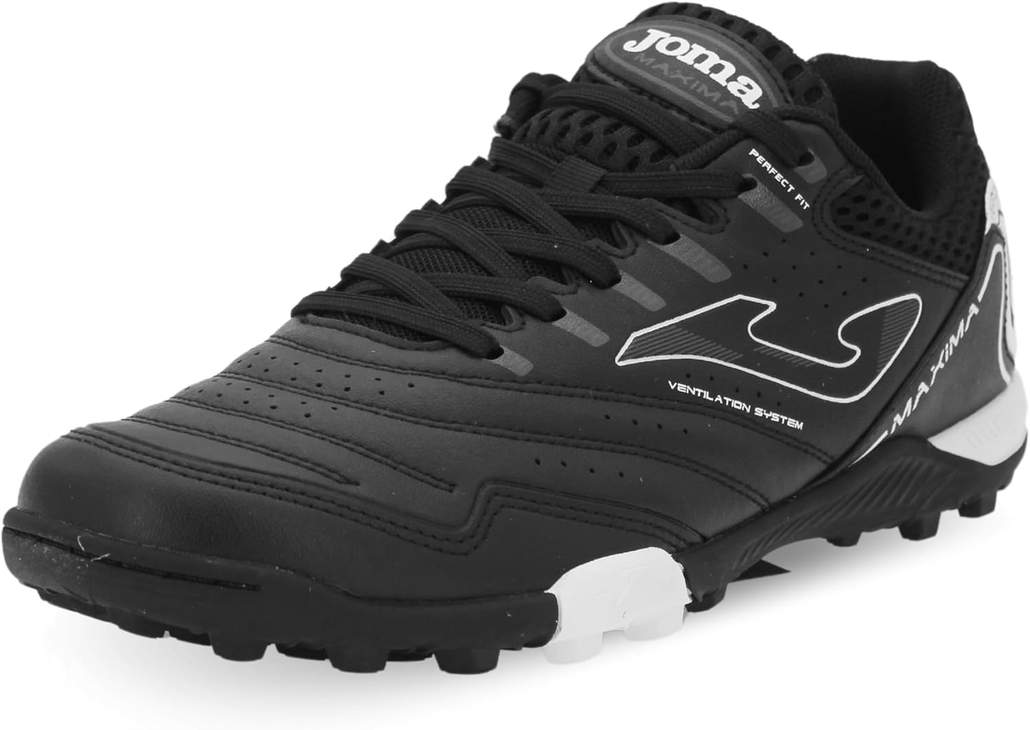 Joma Maxima 2501 TF MAXS2501TF Men's Turf Shoes Black/White