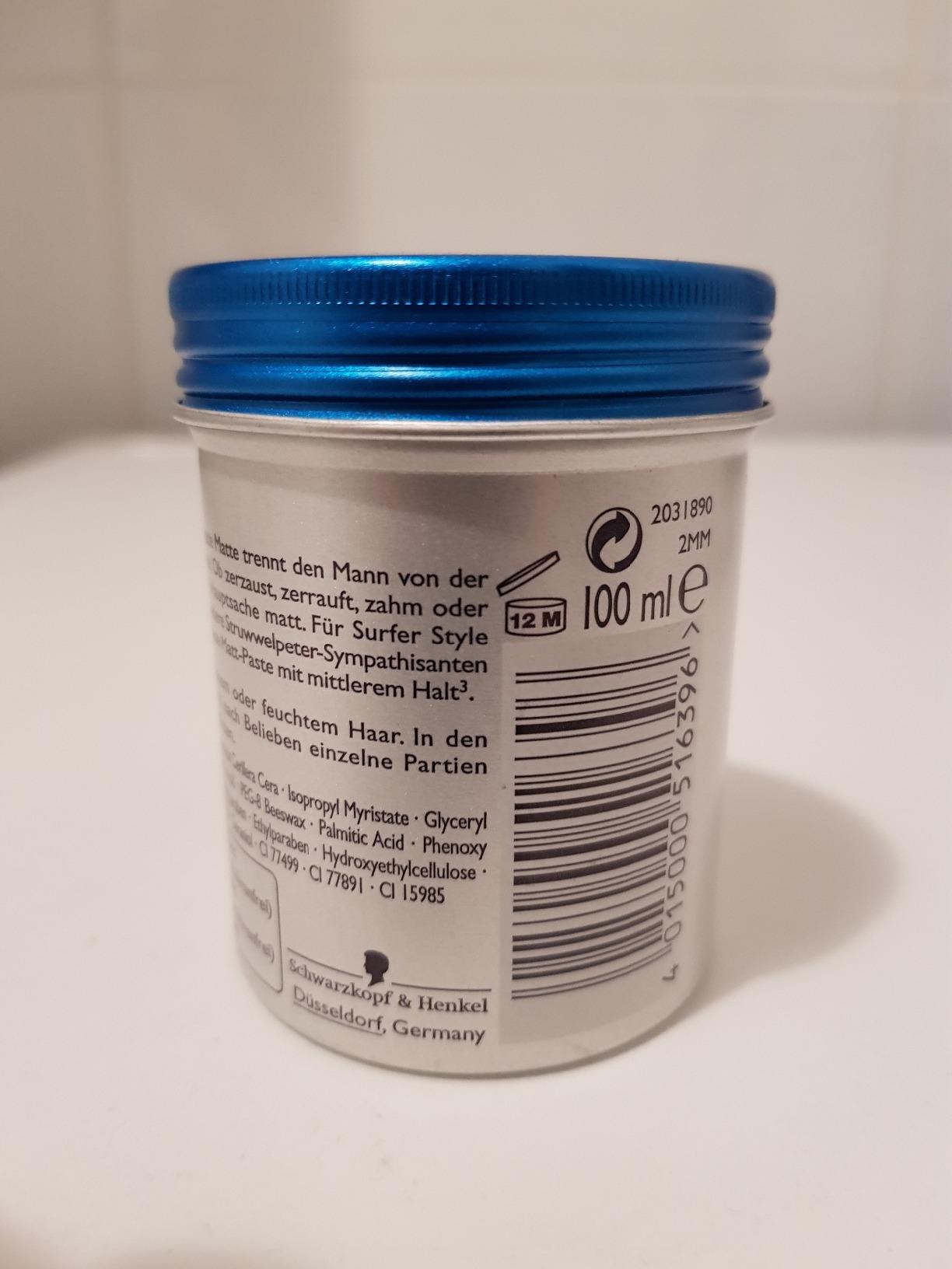 got2b Strand Matte Matt-Paste, 6er Pack (6 x 100 ml) : Amazon.de: Kosmetik