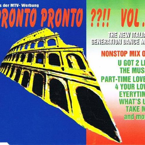 Pronto Pronto Vol. 2 - The New Italian Generation Dance Mix - Various ...