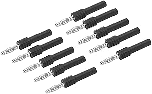 Amazon.com: Banana Connector Plug Adapter 4Mm J.20025 Male Multimeter ...