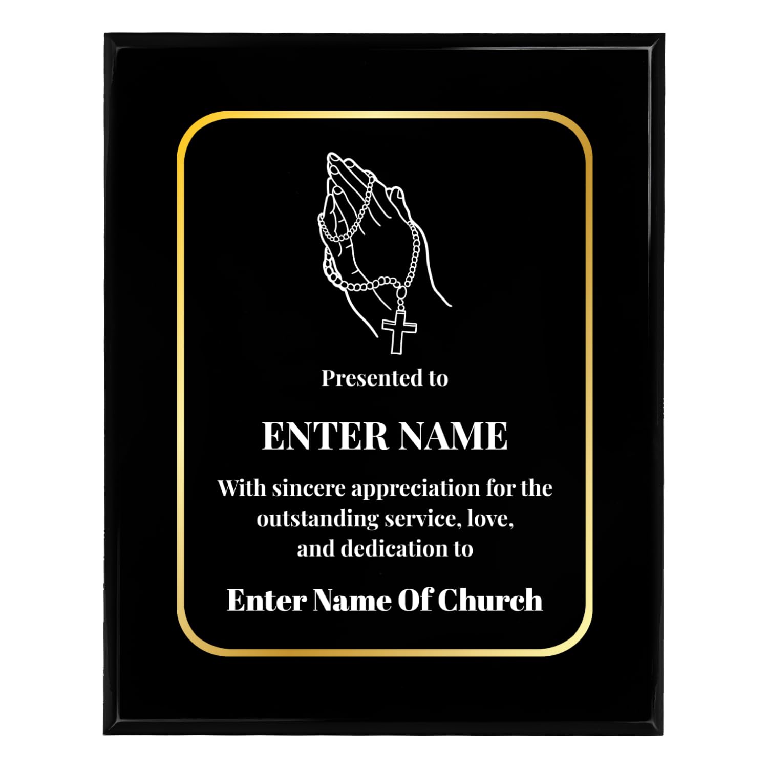 Amazon.com: Personalized Custom Plaque - Pastor Appreciation Gifts for ...