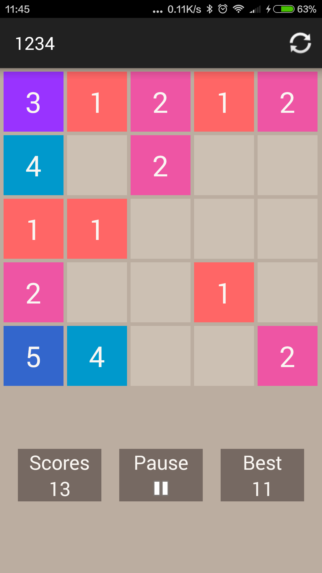 1234 Number puzzle game:Amazon.co.jp:Appstore for Android