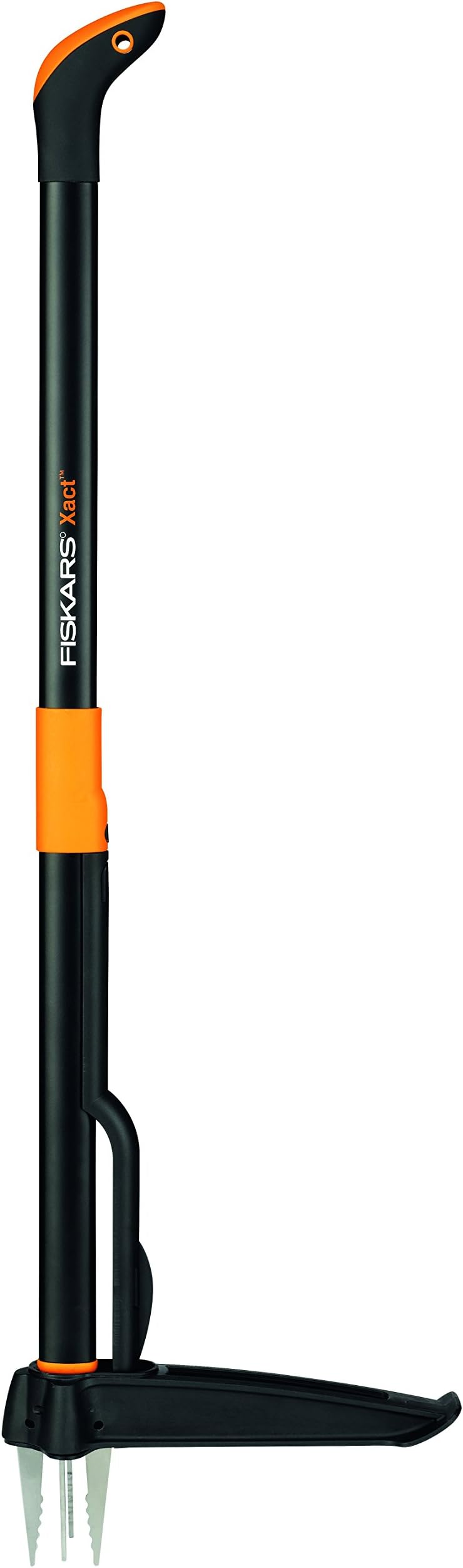 Fiskars Xact Weed Puller, Length: 1 m, Stainless Steel Handle/Plastic ...