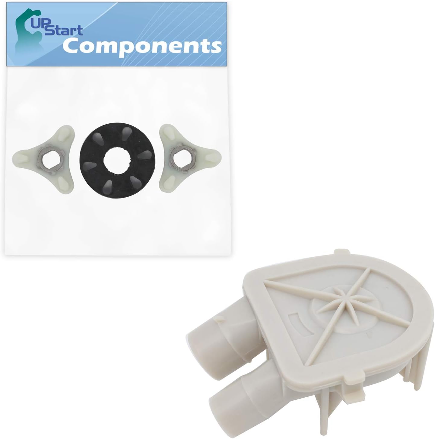 Amazon.com: 3363394 Washing Machine Pump & 285753A Washer Motor Coupler ...