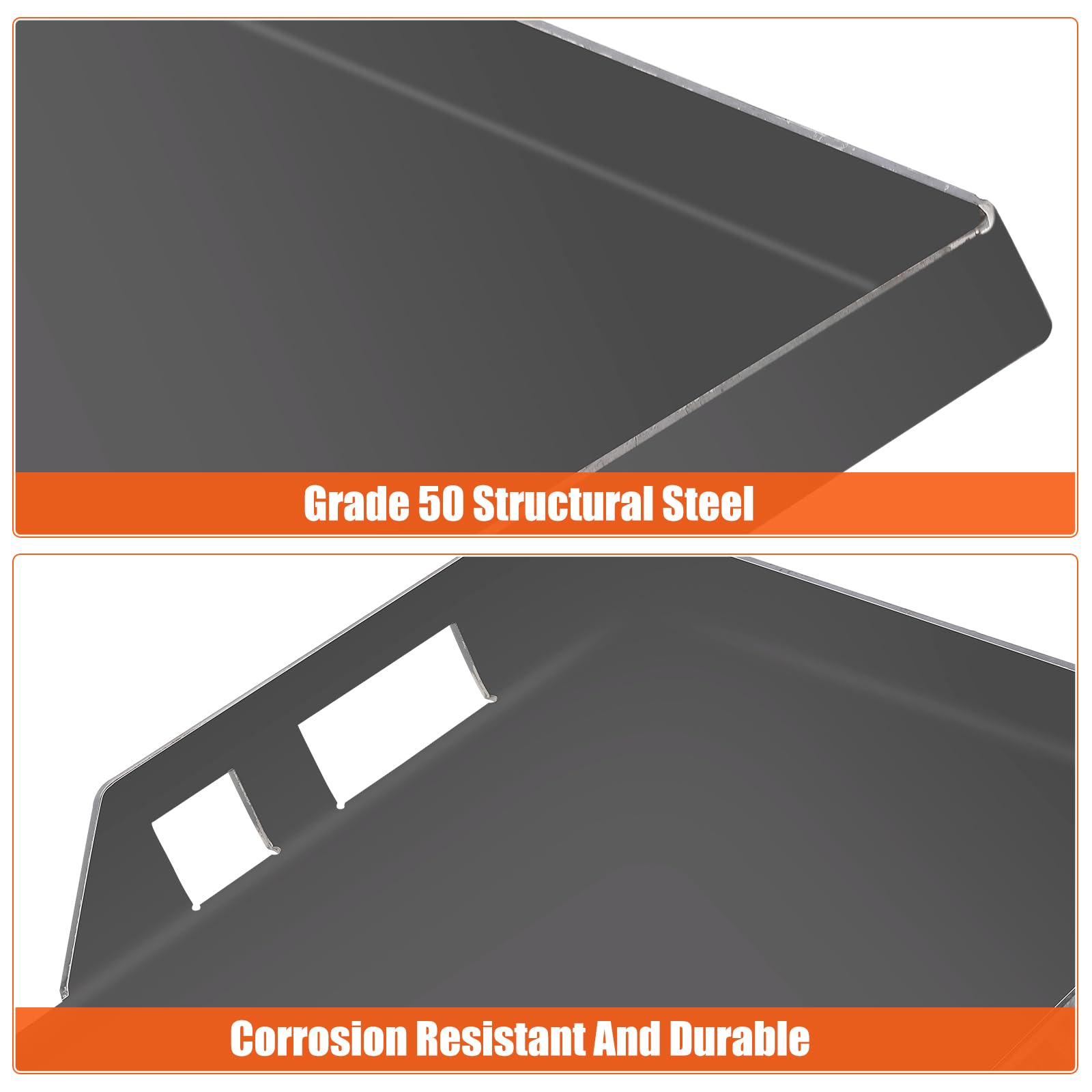 Snapklik.com : 1/2" Universal Quick Attach Plate, Skid Steer Plate ...