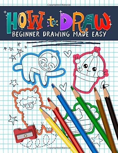 How to Draw: Beginner Drawing Made Easy : Papeterie Bleu Kids: Amazon ...