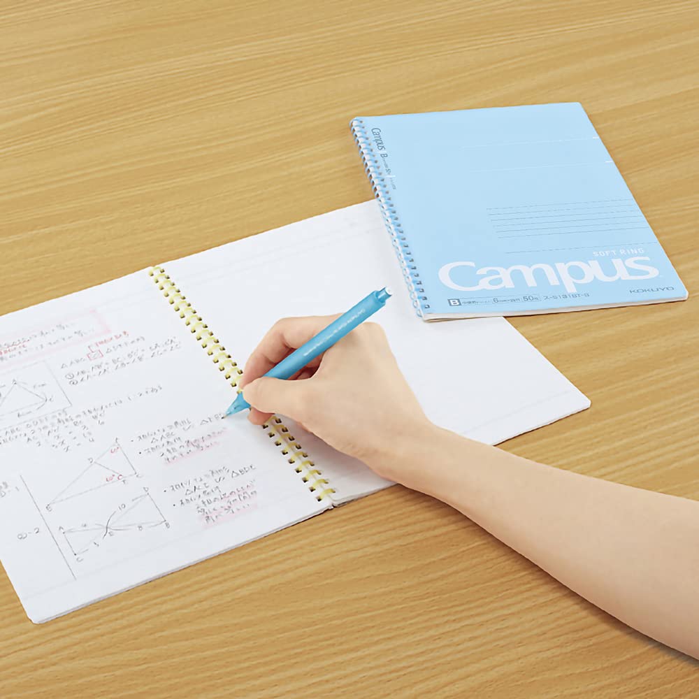 A5 Dot Ruled Journal Kokuyo Campus Soft Ring Notebooks - 5 Pack A5 ...