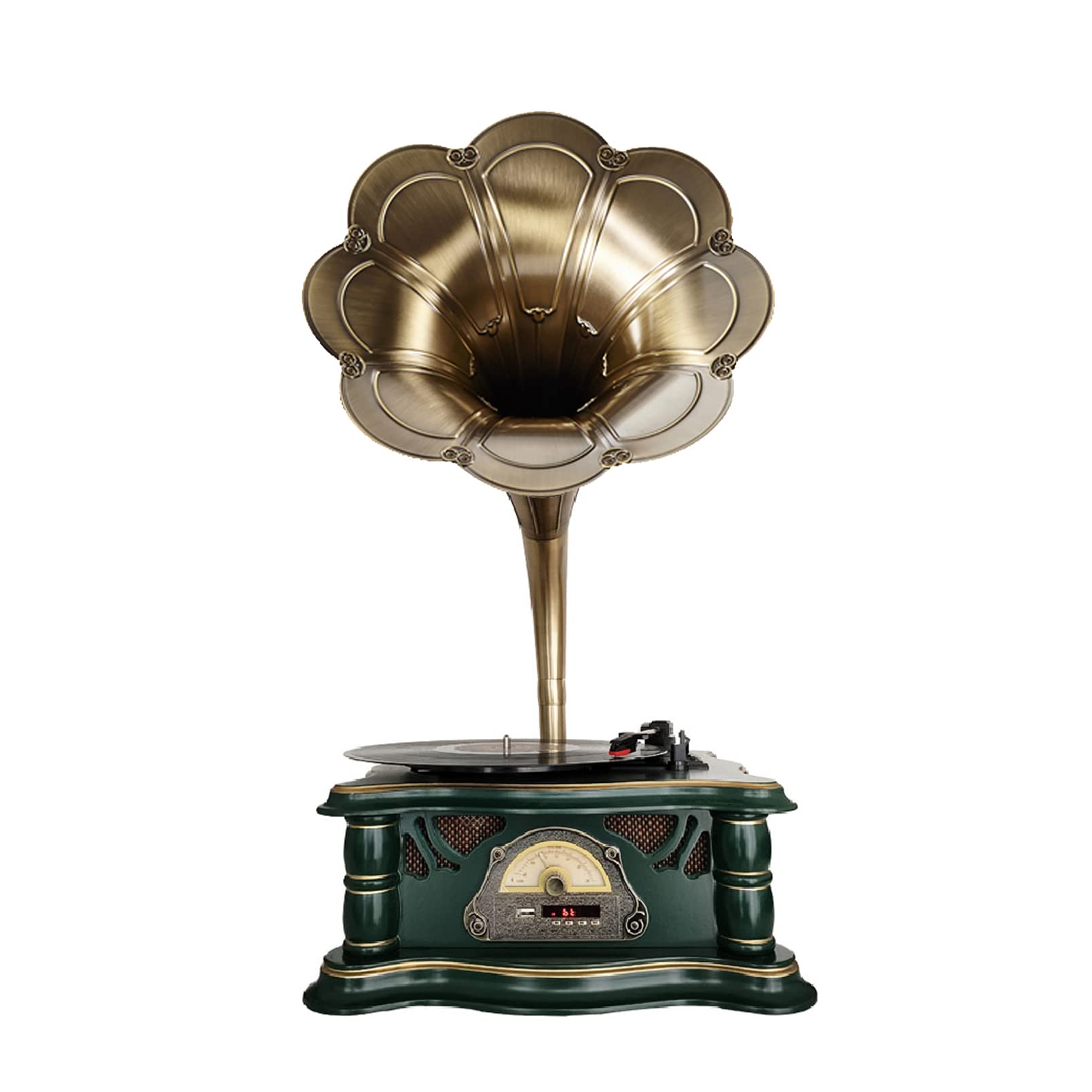 Phonograph Vinyl Record Player with Built-in Speakers, Vintage ...