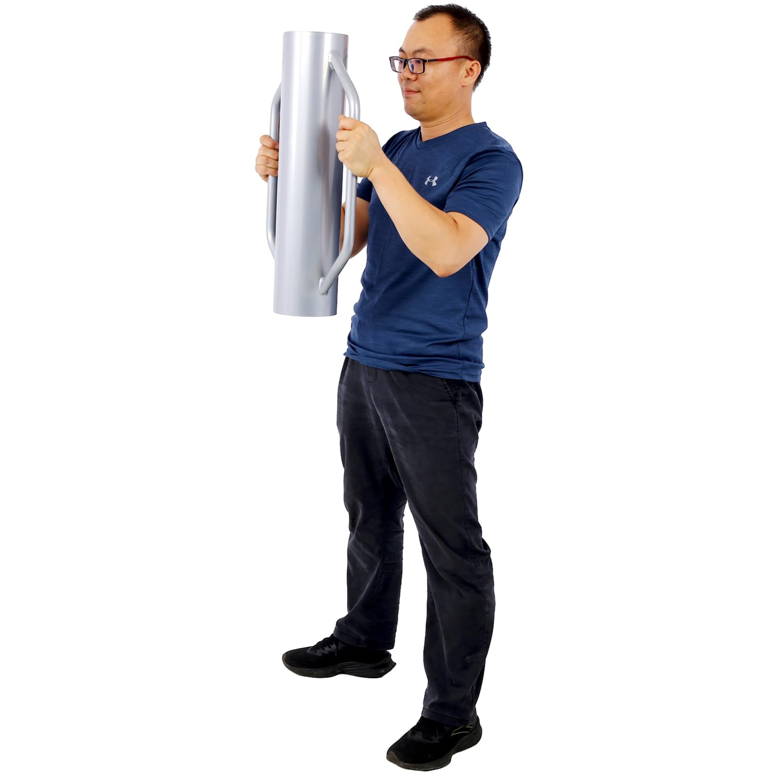 Heavy Duty Iron Pole Pounder Hand Post Rammer, 37LB Metal Fence Post ...