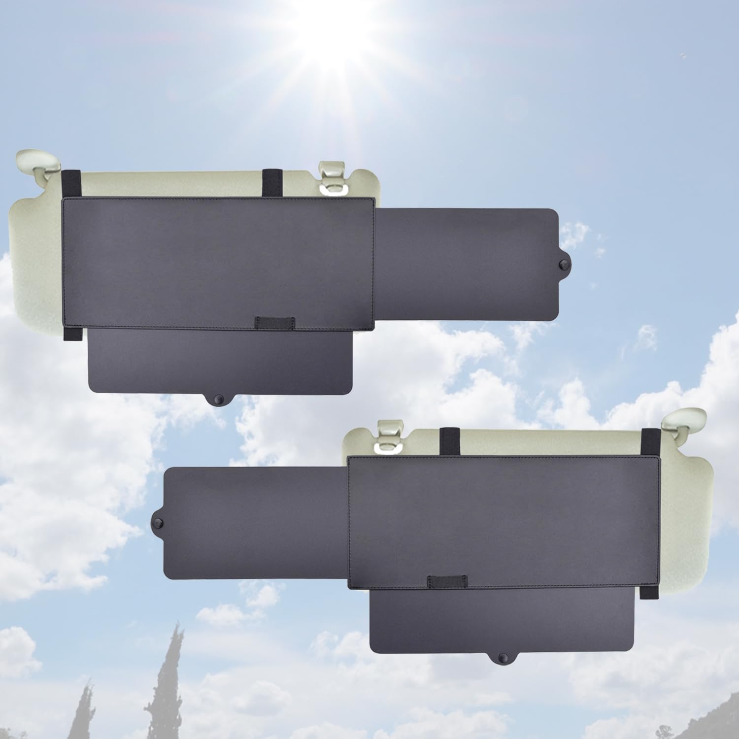 Amazon.com: Car Visor Extender, FULLONG Car Sunshade, Windshield and ...