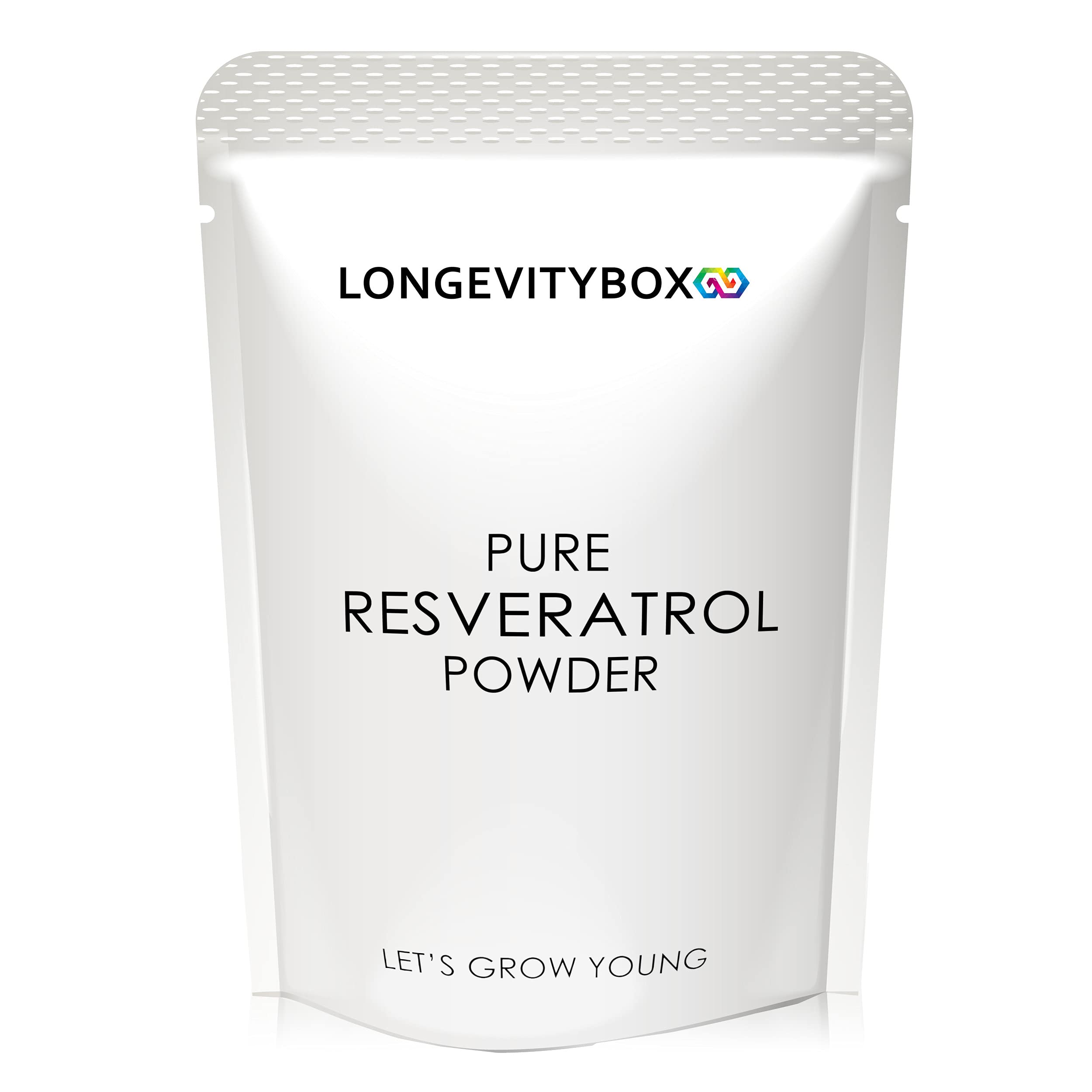 Buy Pure Trans Resveratrol Supplement - 100 Grams Giving 200 Days ...