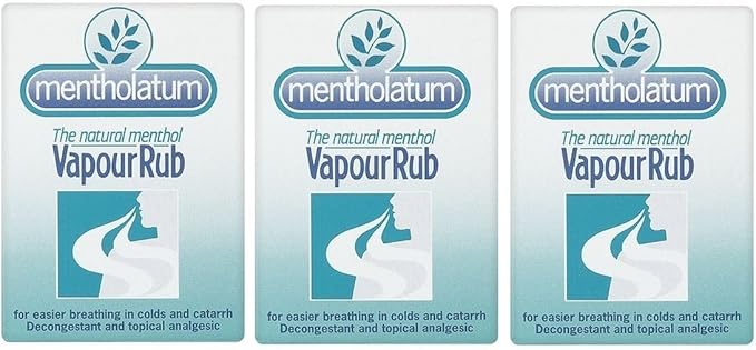 3 x Mentholatum Vapour Rub 30g Breathing Easier Decongestant : Amazon ...