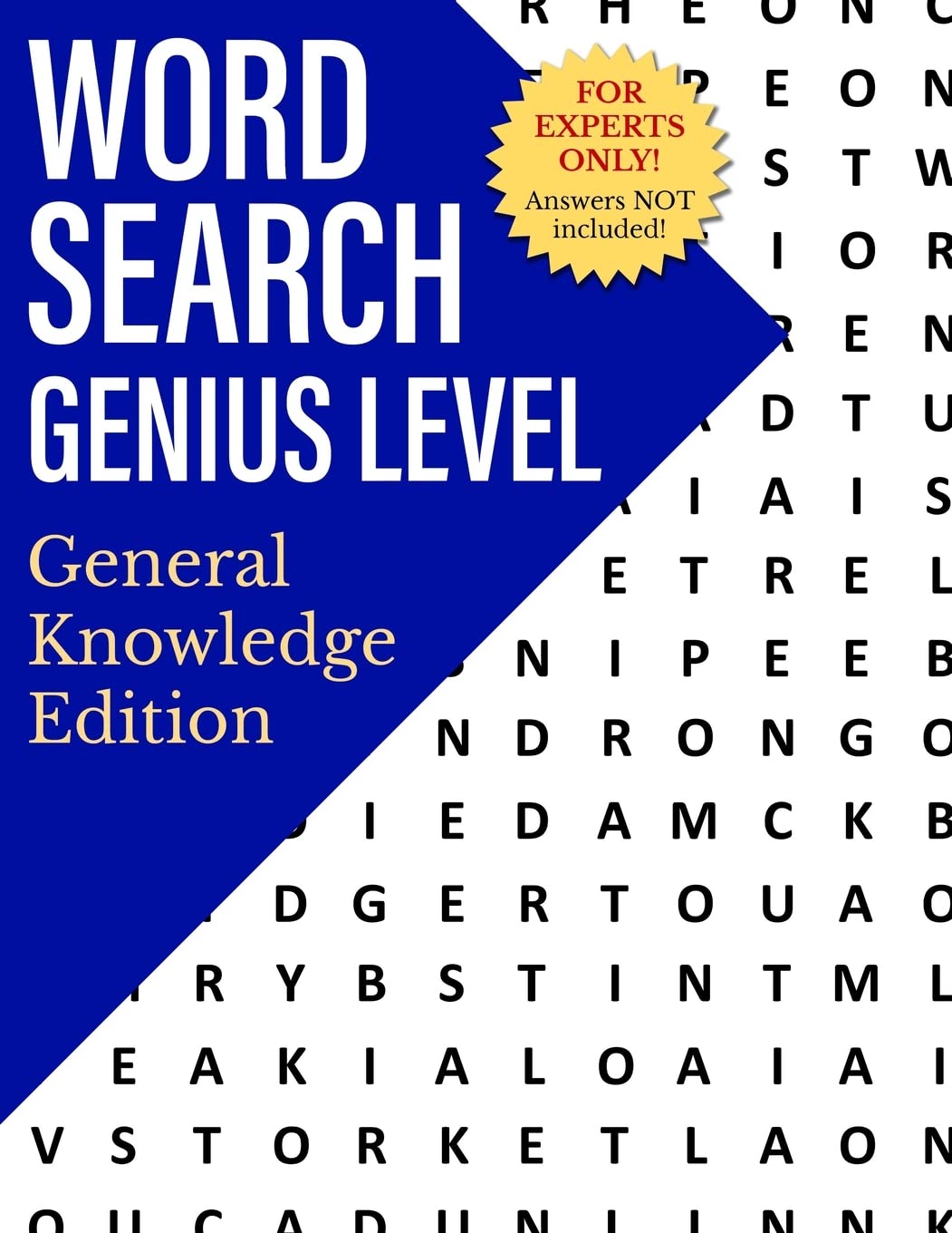 Word Search Genius Level: General Knowledge Edition: Smith, Paul Andrew ...