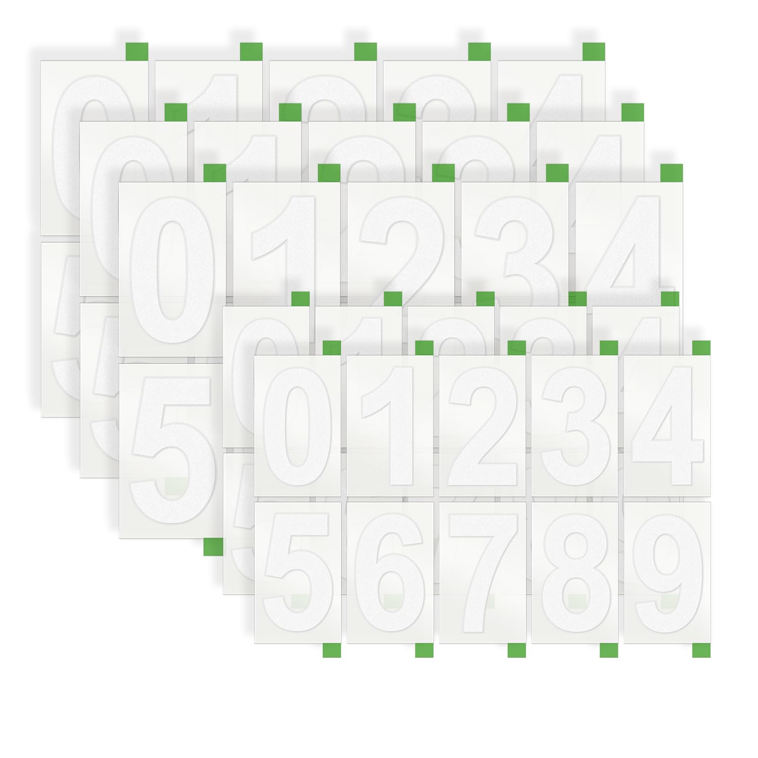 Snapklik.com : Reflective Mailbox Numbers Sticker Decal Die Cut Classic ...