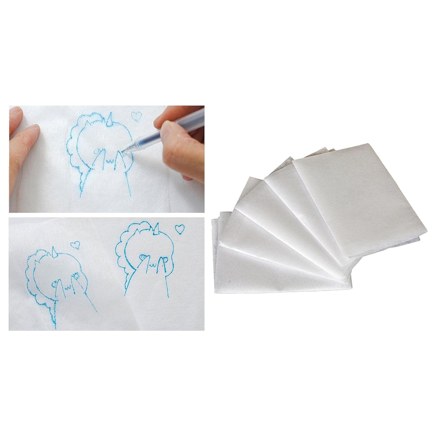 Meadawgs® 5 Pieces Water-Soluble Embroidery Stabilizer Sheets for ...