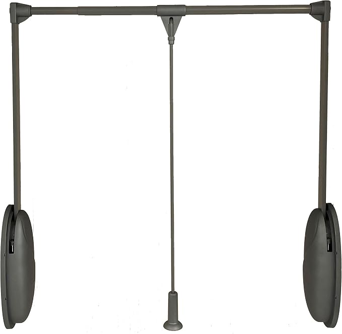 Amazon.com: Pull Down Closet Rod,HANKEY Closet Pull Down Rods with ...