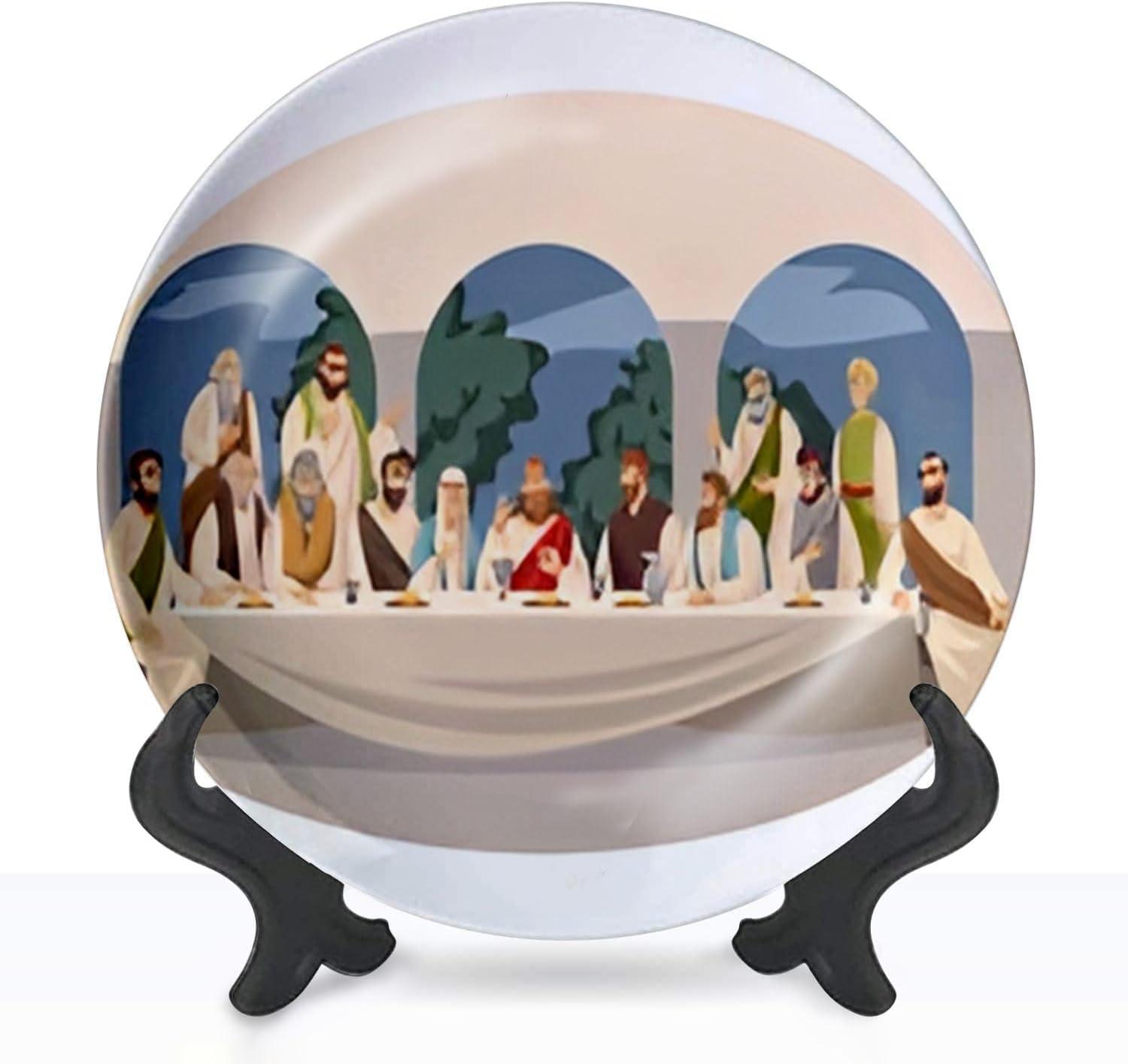 Amazon.com: Decorative Plates christianity New biblical series Last ...